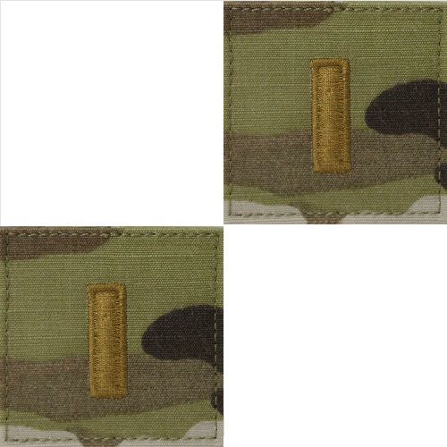 GI Army Second Lieutenant Rank Pair OCP with Hook and Loop | Army Navy ...
