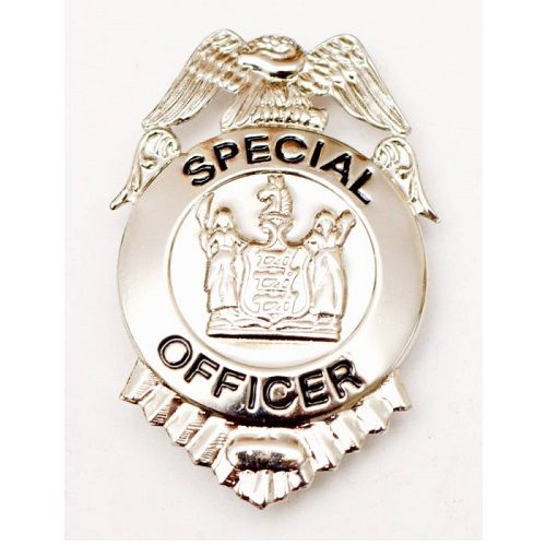 Small Silver Special Officer Badge | Army Navy Sales