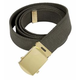 OD Green Web Belts With Black Buckle | Army Navy Sales