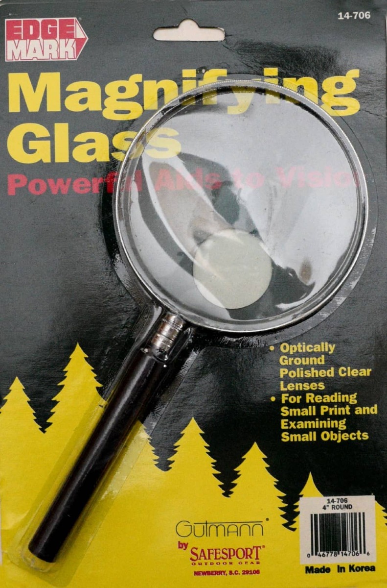 Edge Mark 4inch Magnifying Glass | Army Navy Sales